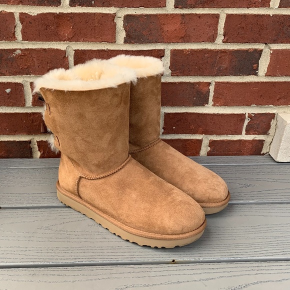 UGG | Shoes | Ugg Bailey Bow Ii Genuine Shearling Boot | Poshmark